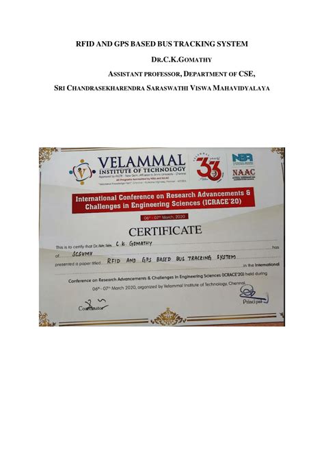 Pdf Rfid And Gps Based Bus Tracking System