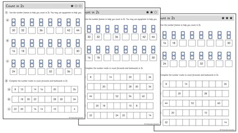 Count In S Worksheets Primary Stars Education