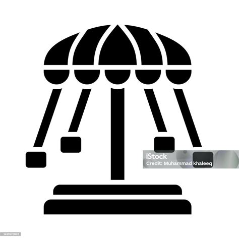 개인 및 상업적 사용을 위한 회전식 벡터 문자 모양 아이콘입니다 상징에 대한 스톡 벡터 아트 및 기타 이미지 상징 아이콘 회전목마 놀이기구 Istock