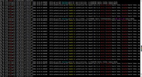 Kube Apiserver Log Invalid Bearer Token Square Go Jose Error In