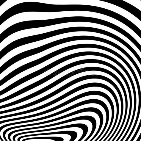 Curvy Irregular Dynamic Lines Abstract Geometric Pattern Stock Vector Illustration Of