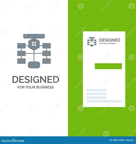 Flowchart Flow Chart Data Database Mobile App Icon Design Vector