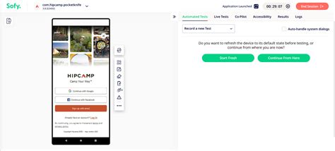Performing Ad Hoc Testing In Sofy Sofy Support Docs No Code Automation Testing Platform Help