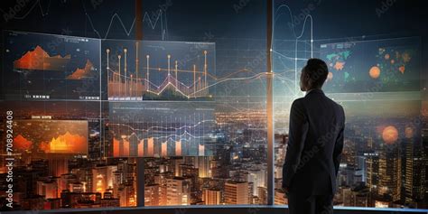 Business Intelligence Data Analytics And Visualization Concept Machine Learning Artificial