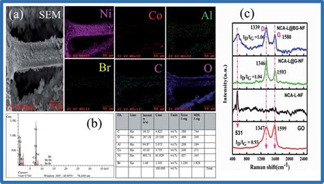 A Sem Eds Mappings Ni Co Al C And Br And B Eds Spectrum For Download Scientific