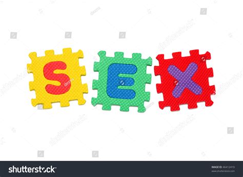 Word Sex Letter Puzzle Isolated On Stock Illustration 46412419