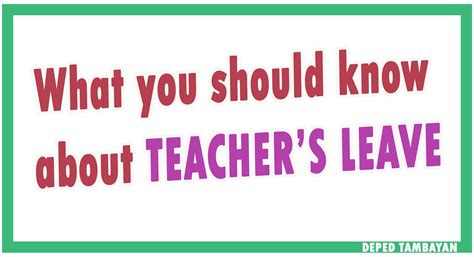 Csc Rules On Leave Handbook Depedtambayanph