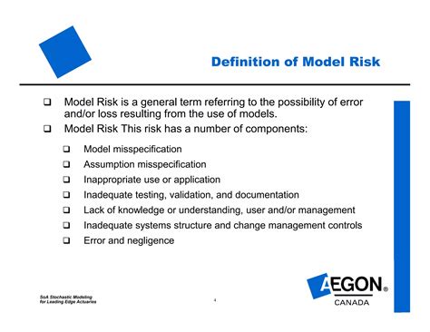 Stochastic Modeling Model Risk Sampling Error Scenario Reduction Pdf Business