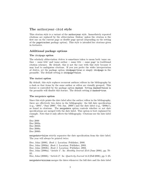 51 Style Authoryear Ibid Bibtex Reference Citation