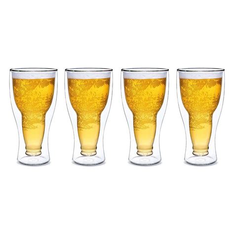 Jinyu19ขวดสไตล์ค็อกเทลผนังคู่วิสกี้สำหรับน้ำผลไม้นมแก้วใช้ในครัวแก้วอุปกรณ์ดื่มแก้วเบียร์แก้ว