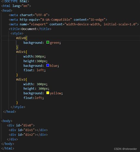 浮动元素与父元素高度塌陷的解决策略 Csdn博客