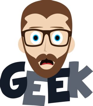 Geeky Geek Nerd Guy Geek Adult Face Vector Geek Adult Face PNG And Vector With Transparent