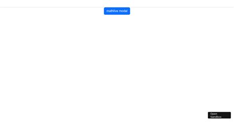 Mathlive Vitualkeyboard With Modal In React Codesandbox