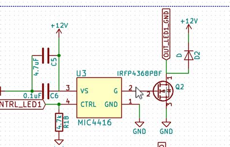 Mosfet Measuring Pwm Output From Low Side Fet With Oscilloscope