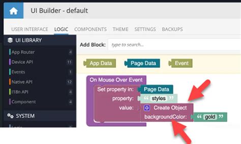 Live Person To Go Over Ui Builder On Page Enter Ui Builder Backendless Support