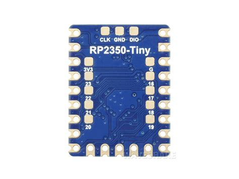 微雪rp2350 Tiny微型开发板 树莓派微控制器开发板 基于树莓派rp2350a双核双架构处理器 分体式usb接口设计 带转接板和ffc线