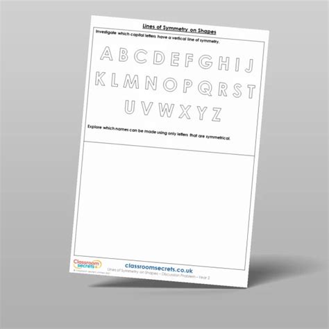 Year 2 Lines Of Symmetry On Shapes Reasoning And Problem Solving Resource Classroom Secrets