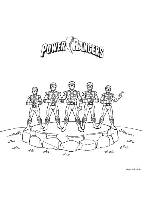 Power Rangers Mystic Force Da Colorare