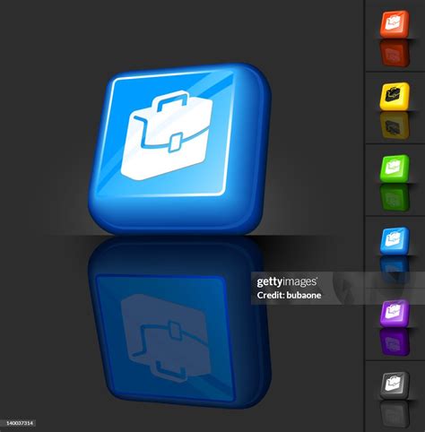 Business Briefcase 3d Button Design High Res Vector Graphic Getty Images
