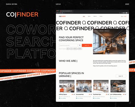 Cofinder Coworking Search Service Uxui On Behance