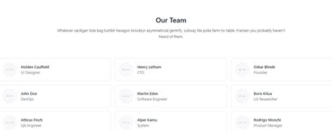 24 Tailwind Css Team Section Examples