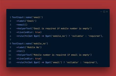 md abul hassan on linkedin basic conditional validation in filamentphp