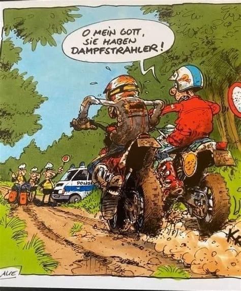 Pin Von Kathrin Auf Motorrad Lustige Cartoons Lustige Bilder Lustig