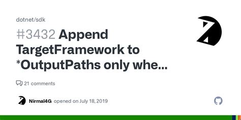 Append TargetFramework To OutputPaths Only When MultiTargeting Issue