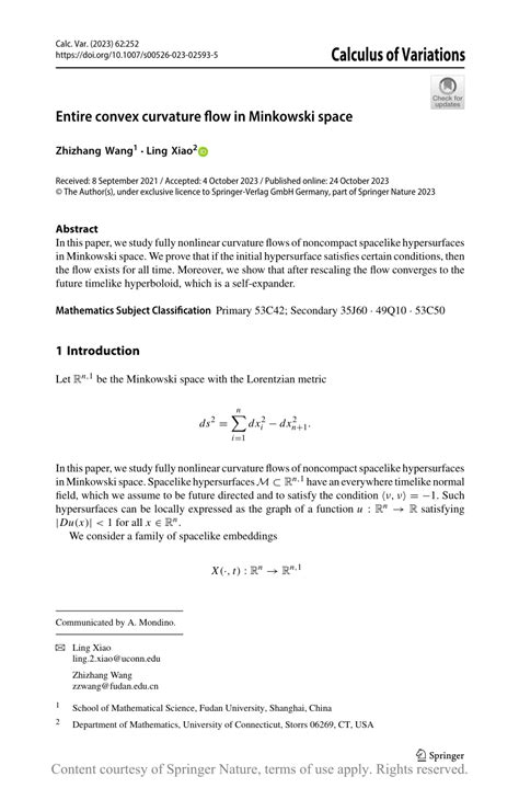 Entire Convex Curvature Flow In Minkowski Space Request Pdf