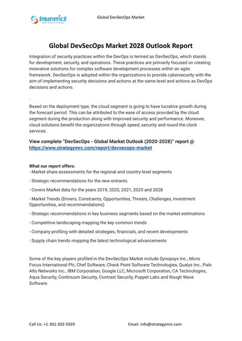 PPT DevSecOps Market Global Analysis Report PowerPoint Presentation ID