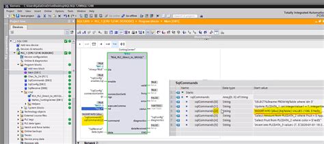 C Connecting An PLC Siemens S To An SQL Server Database