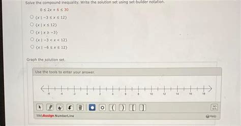 Solved Solve The Compound Inequality Write The Solution Set