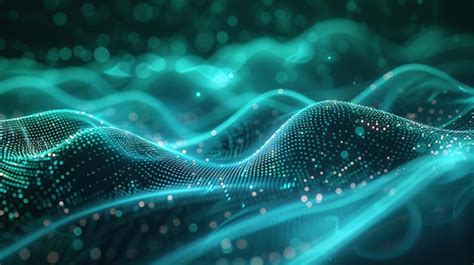 Premium Photo Green Smooth Lines Wavy Curve Soft Gradient Graphic Abstract Background