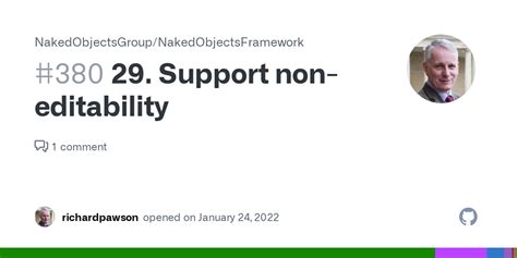 Support Non Editability Issue Nakedobjectsgroup