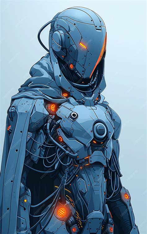 Premium Photo Design Of Assassin Drone Warrior With Integrated