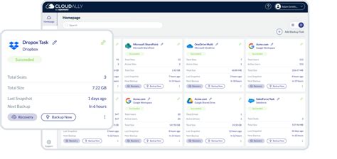 Dropbox Backup Saas Data Protection For Dropbox Cloudally