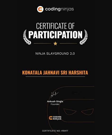 jahnavi konatala on linkedin ninjaslayground codingninjas codingjourney consistencyiskey…