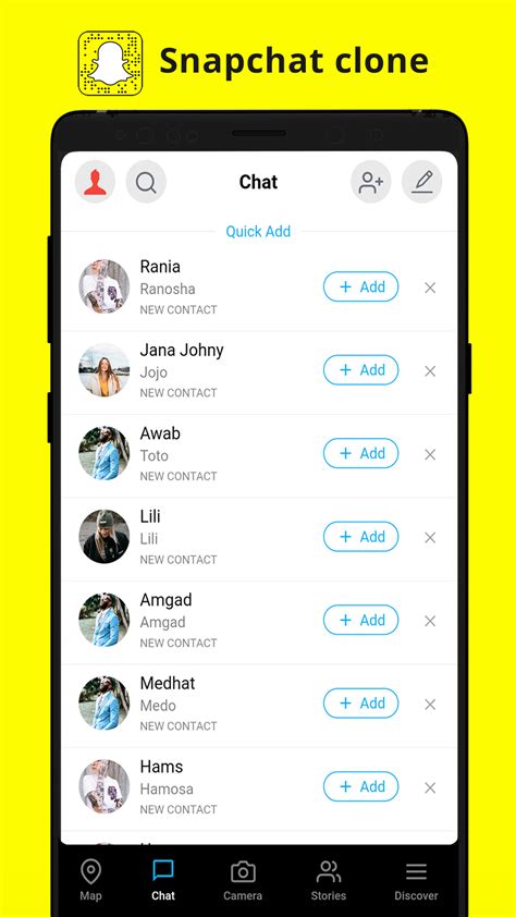 snapchat clone