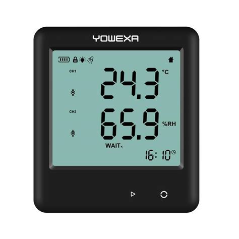 Digital Internal Probe LCD Recorder Temperature And Humidity Gauge Monitor Data Logger