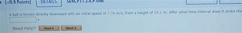Solved A Certain Freely Falling Object Requires S Chegg