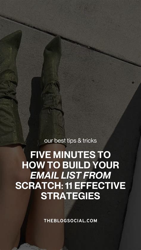 How To Build Your Email List From Scratch 11 Effective Strategies