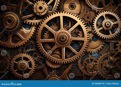 Gears And Cogs Mechanism Industrial Machinery Stock Illustration Illustration Of Metal
