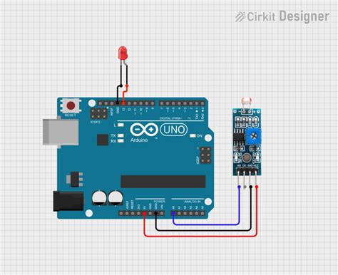 How To Use Ldr Module 3 Pin Pinouts Specs And Examples Cirkit Designer