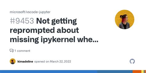not getting reprompted about missing ipykernel when running a cell in a python file · issue