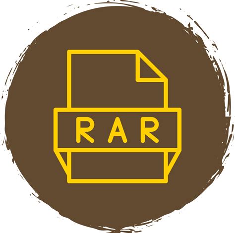 Rar File Format Icon 15711897 Vector Art At Vecteezy
