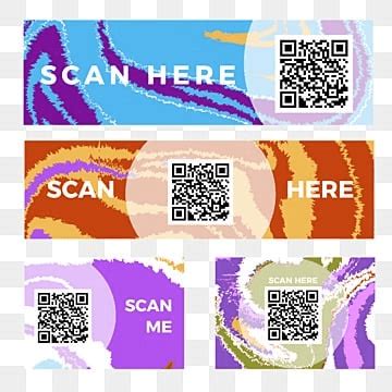 Qr Code Label Set PNG Vector PSD And Clipart With Transparent Background For Free Download