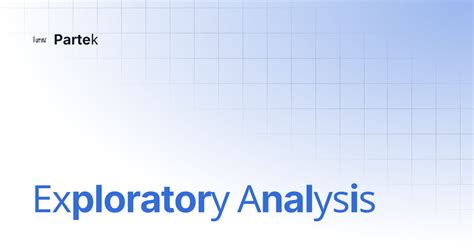 Exploratory Analysis Partek