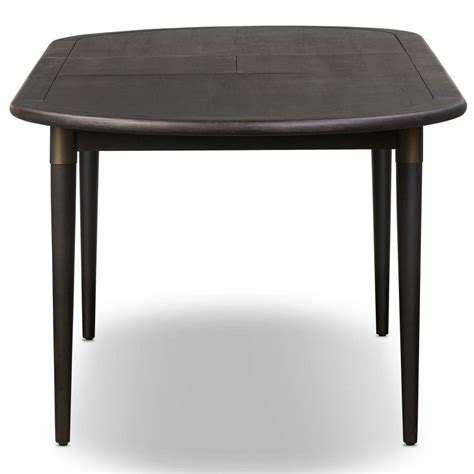 Harper Oval Extension Dining Table Black Mango By Four Hands High