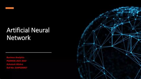 Artificial Neural Networkpptx