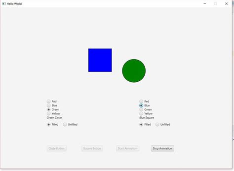 Solution Javafx Gui Creating Shapecircle Ractangle Etc To Fill